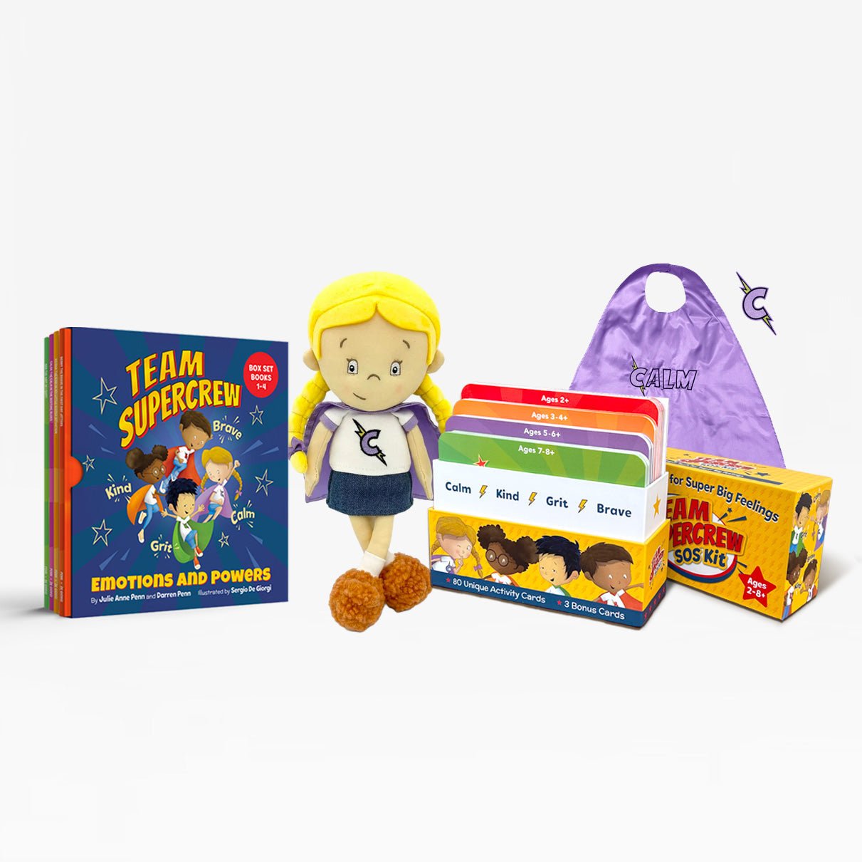 Team Supercrew | Emotional learning and big-emotion support (ages 2–8)