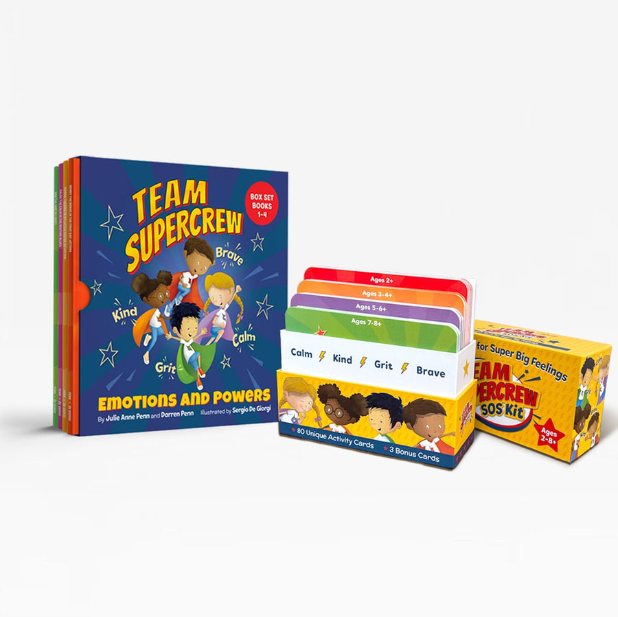 Team Supercrew | Emotional learning and big-emotion support (ages 2–8)